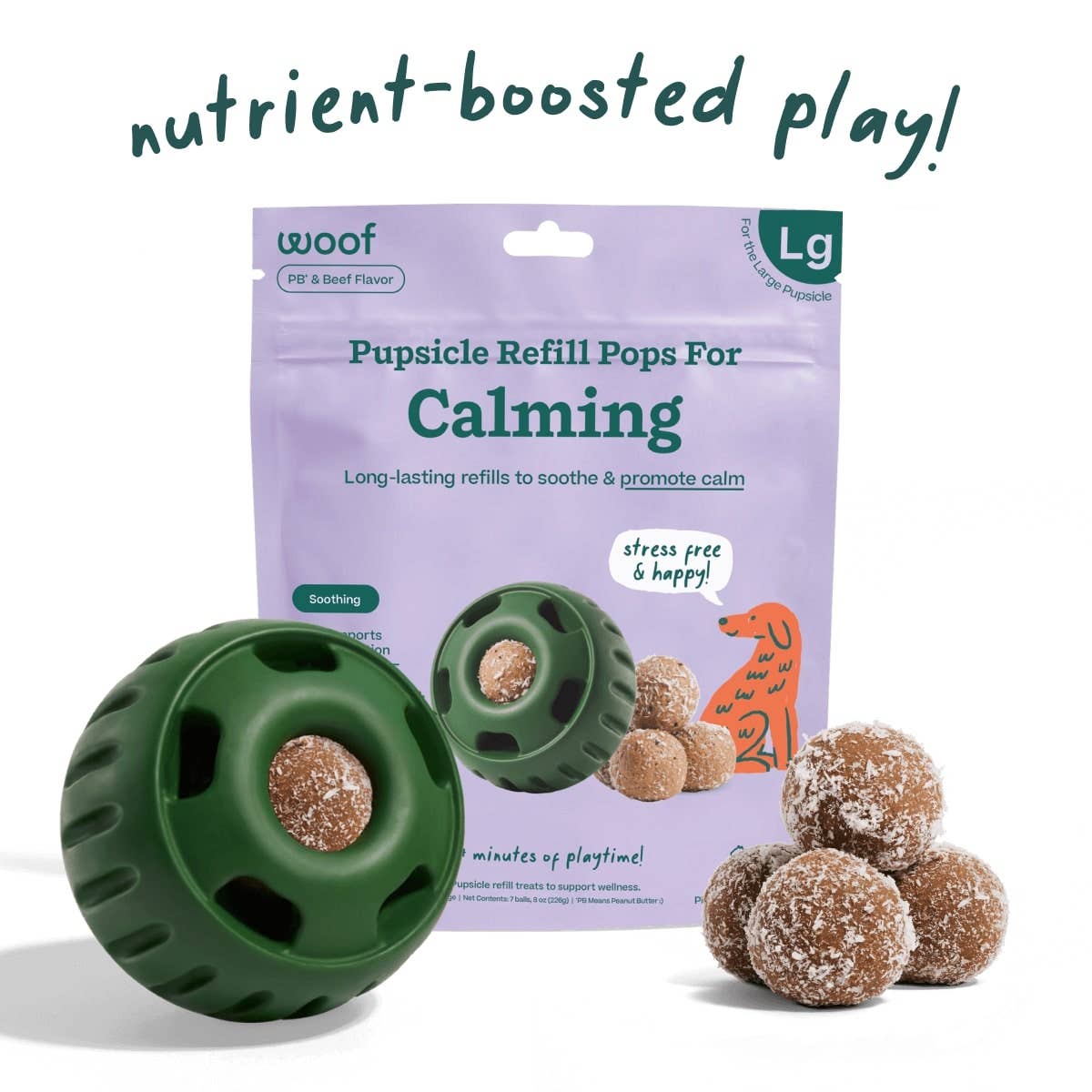 Woof - Calming Wellness Pops – The Dog Bar