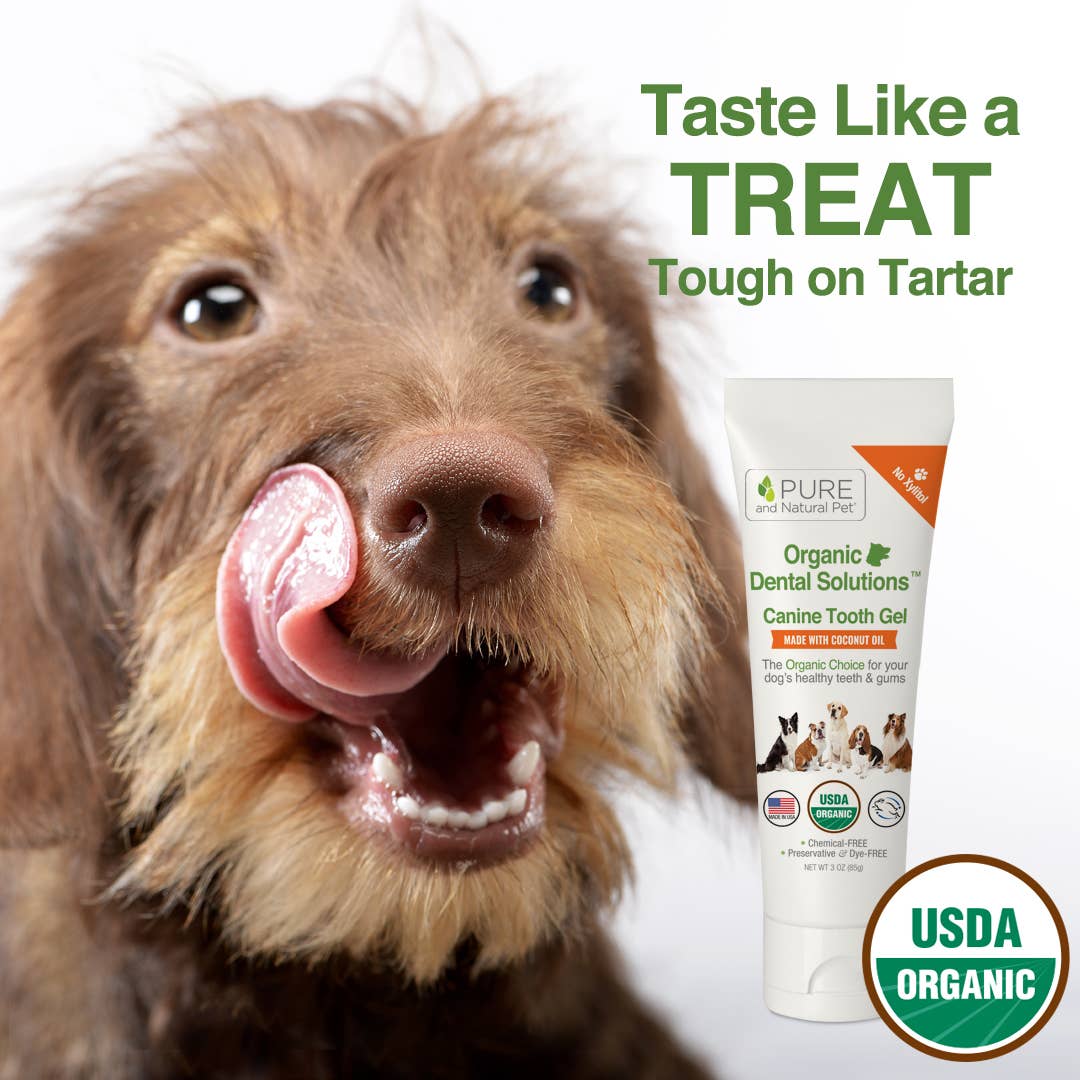 Pure and Natural Pet - Organic Dental Tooth Gel for Dogs – The Dog Bar
