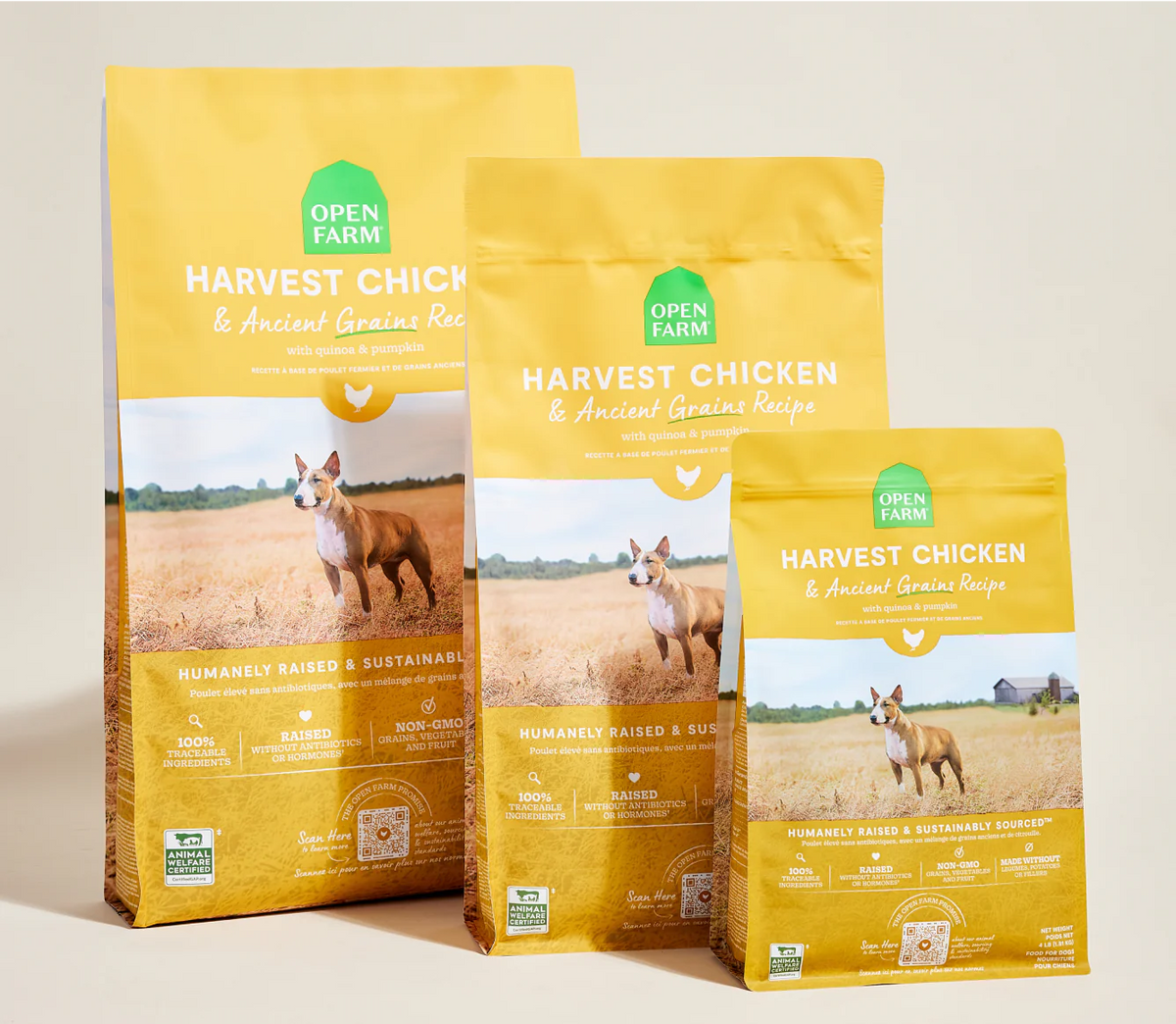 Open Farm Harvest Chicken & Ancient Grains Dog Kibble – The Dog Bar