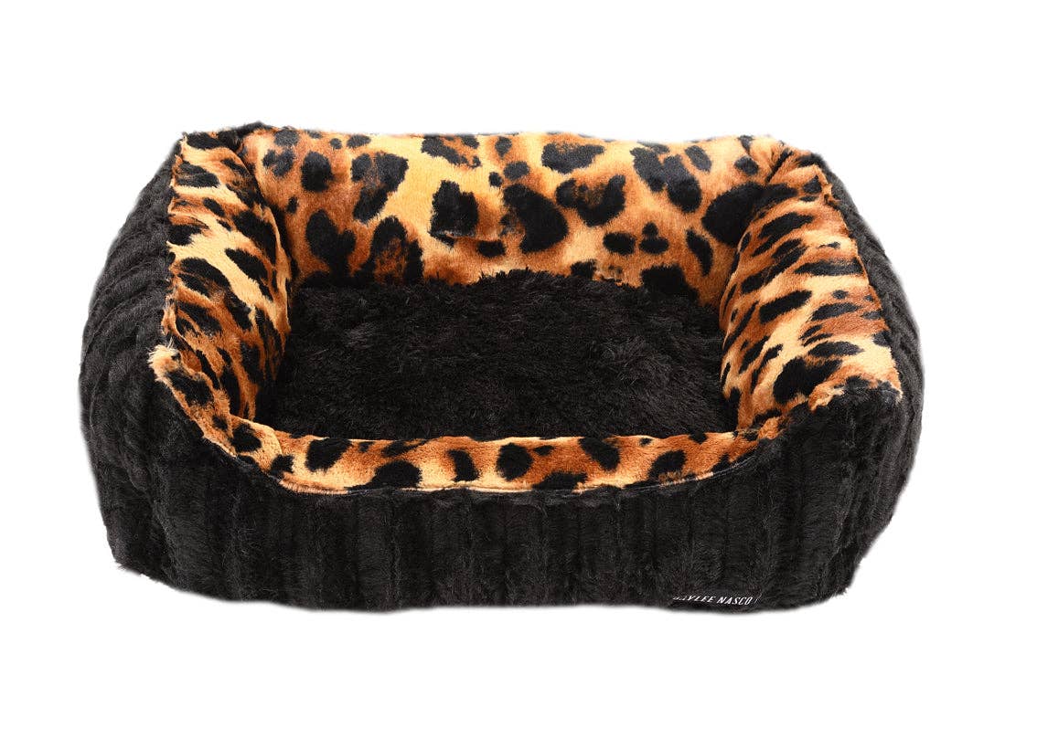 Baylee Nasco - Big Cat with Black Shag & Mink Lounge Bed – The Dog Bar