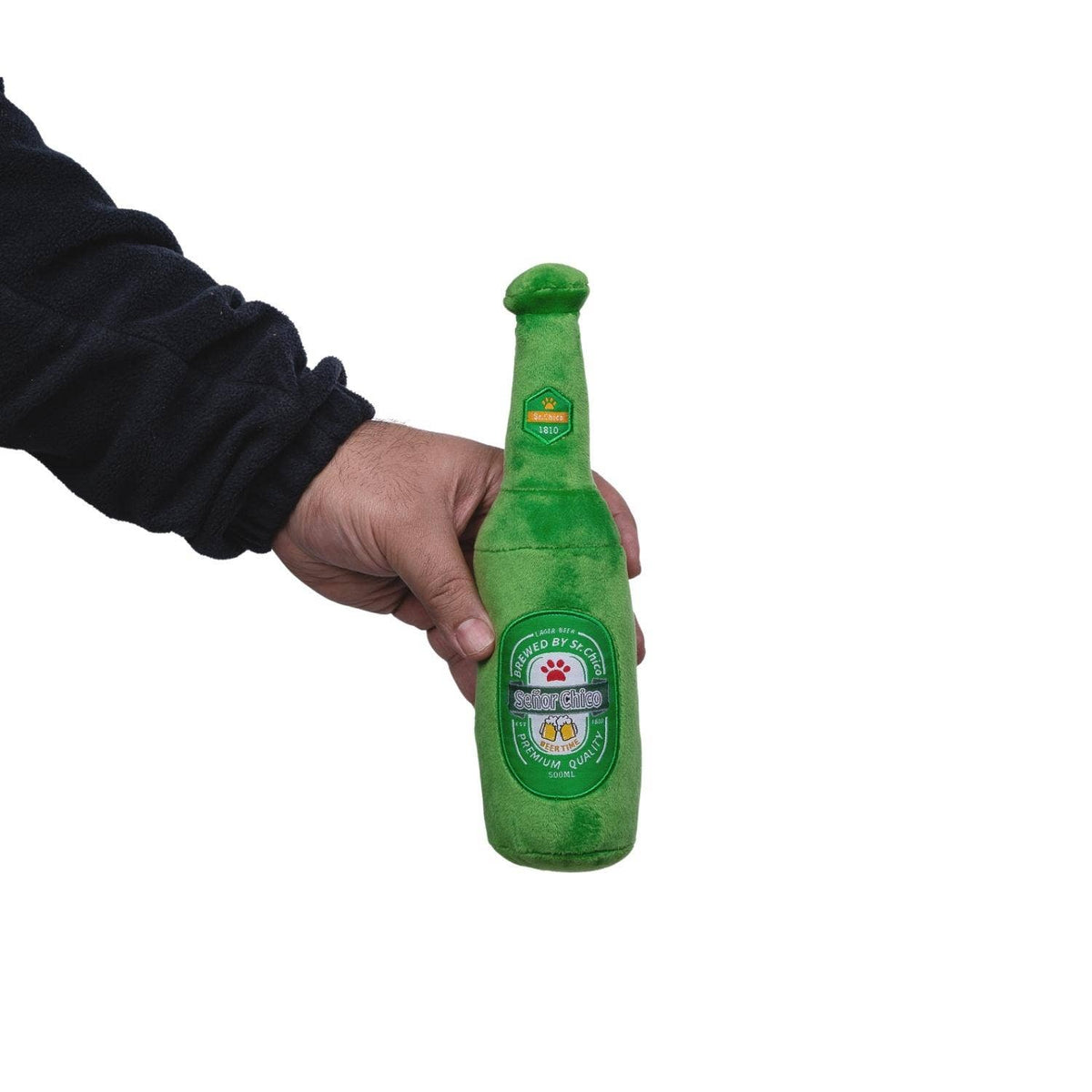 Jojo Modern Pets - Beer-Cheers Crinkle and Squeaky Plush Dog Toy Combo ...