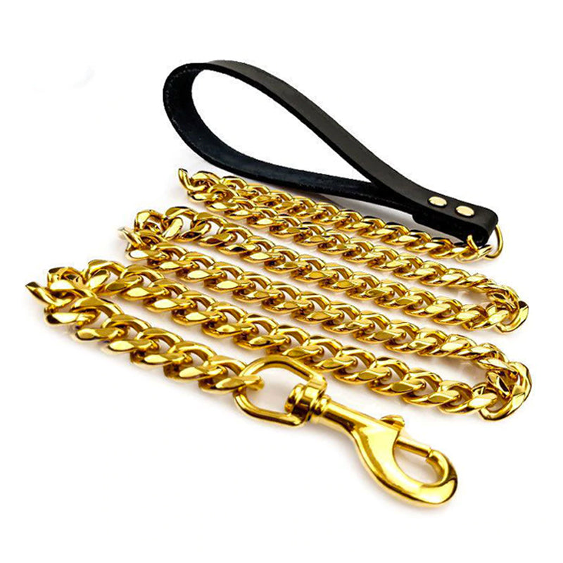 Cuban Link Chain Leashes – The Dog Bar