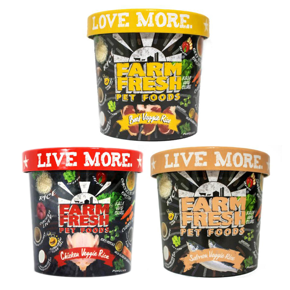 Farm Fresh Veggie Rice Dog Foods – The Dog Bar