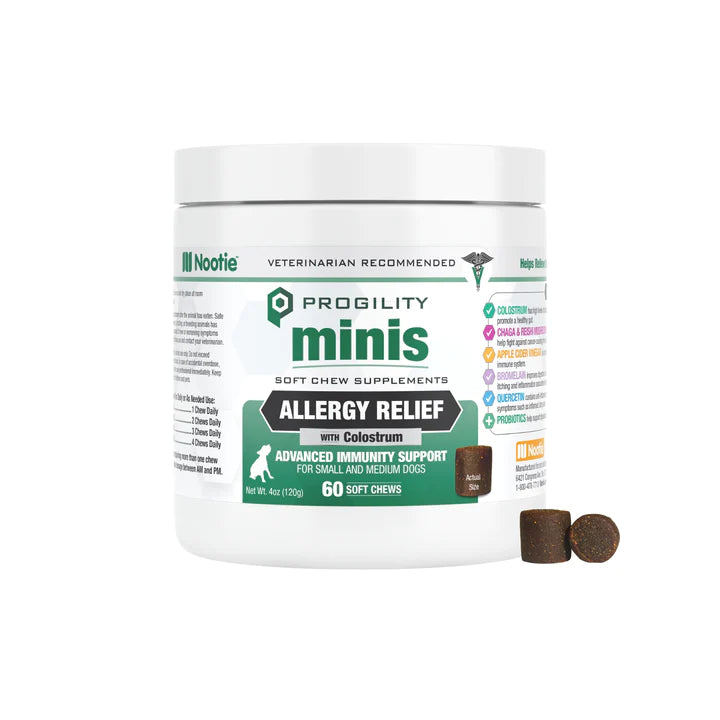 MINI PROGILITY ALLERGY RELIEF SOFT CHEW SUPPLEMENTS FOR SMALL AND MEDI ...